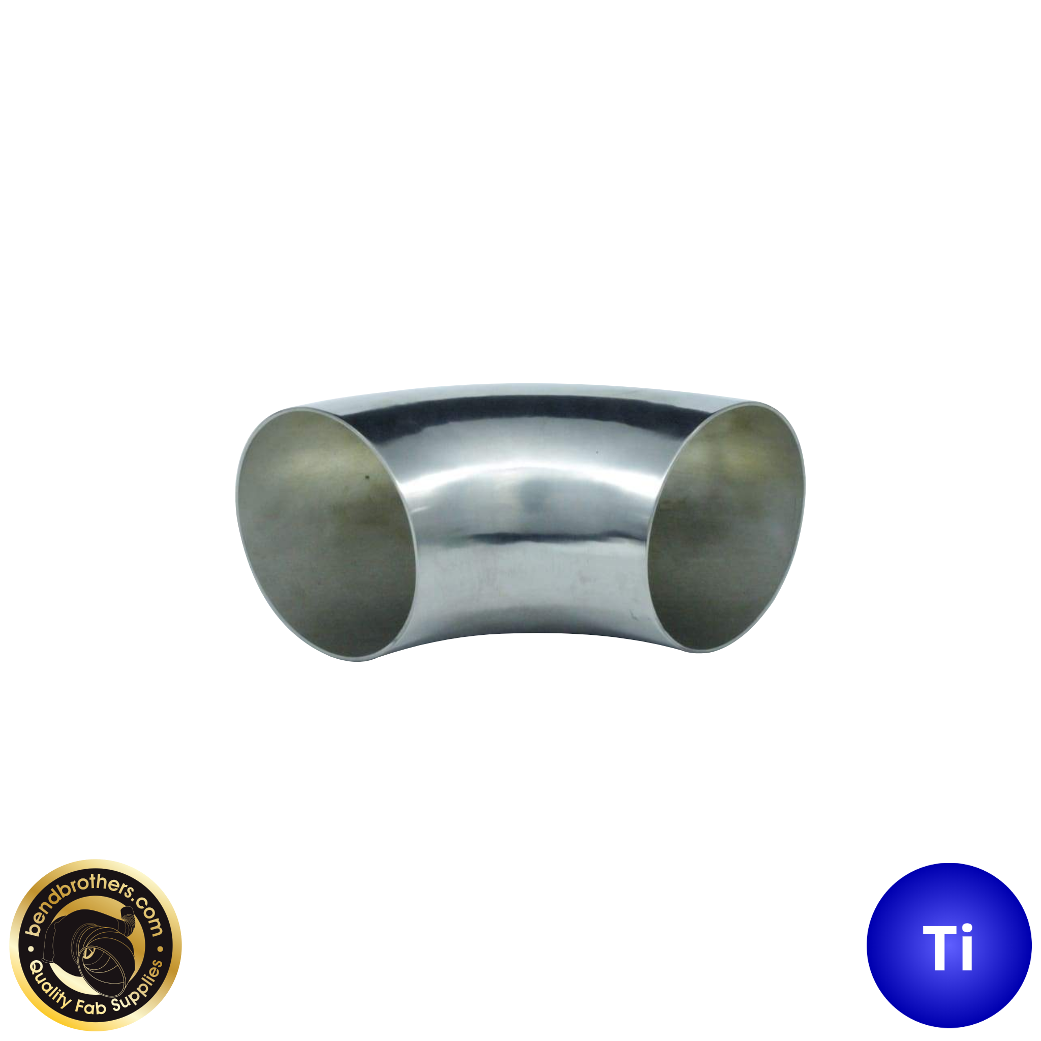 1" (25.4mm) Titanium 90° Mandrel Bent Elbow - 1.2D Radius - 1.2mm wall ...