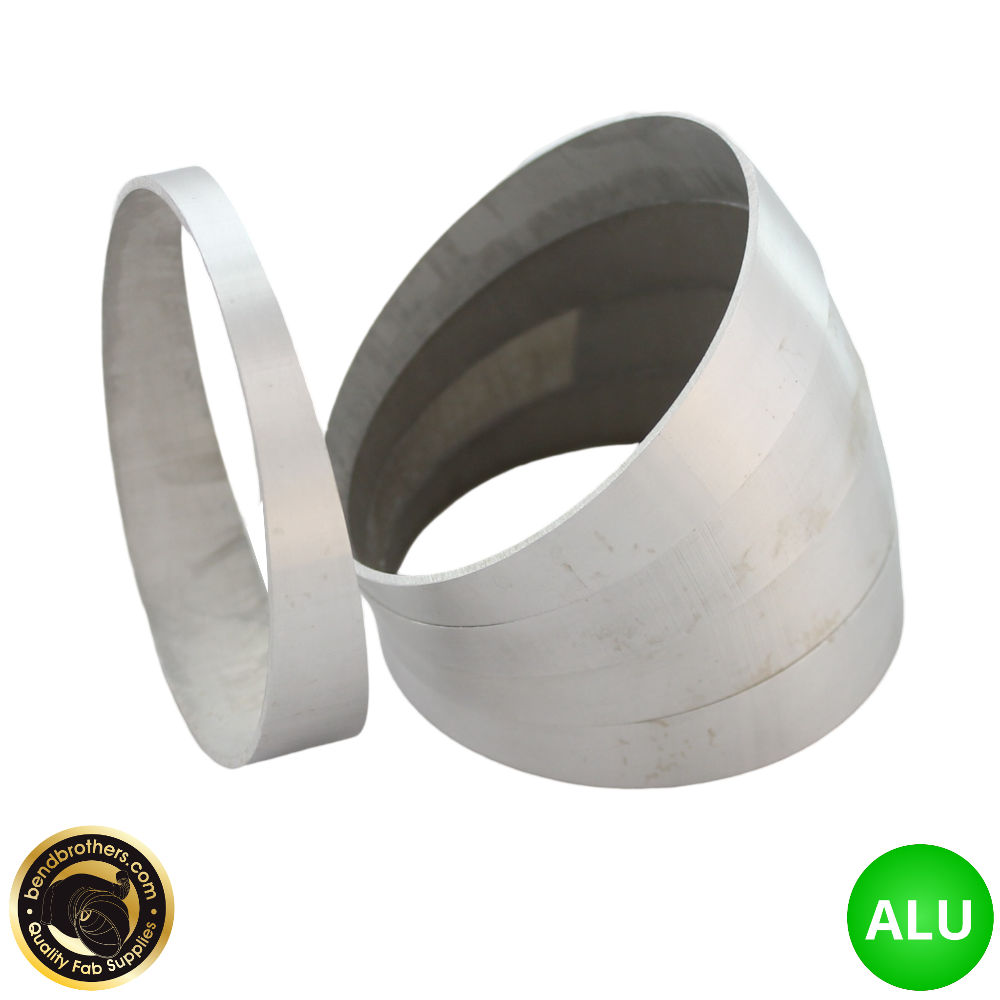 4" (101mm) 6061 Aluminium Pie Cut - 1D Tight Radius - 3mm Wall - 5pcs ...