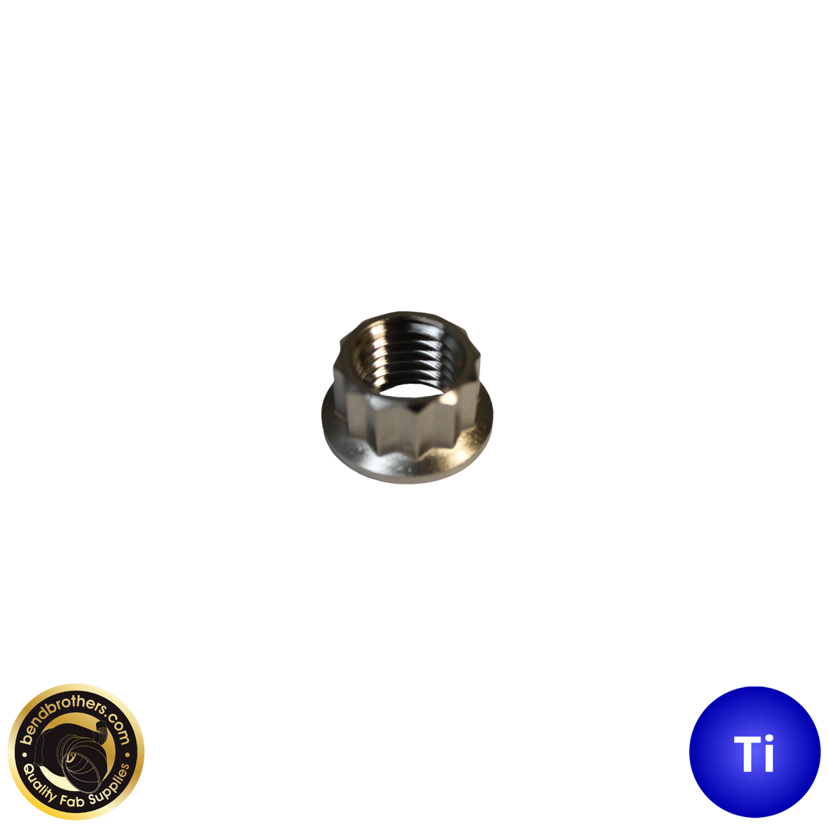 Titanium Flanged 12 Point Nut M12x1.25 – Bend Brothers