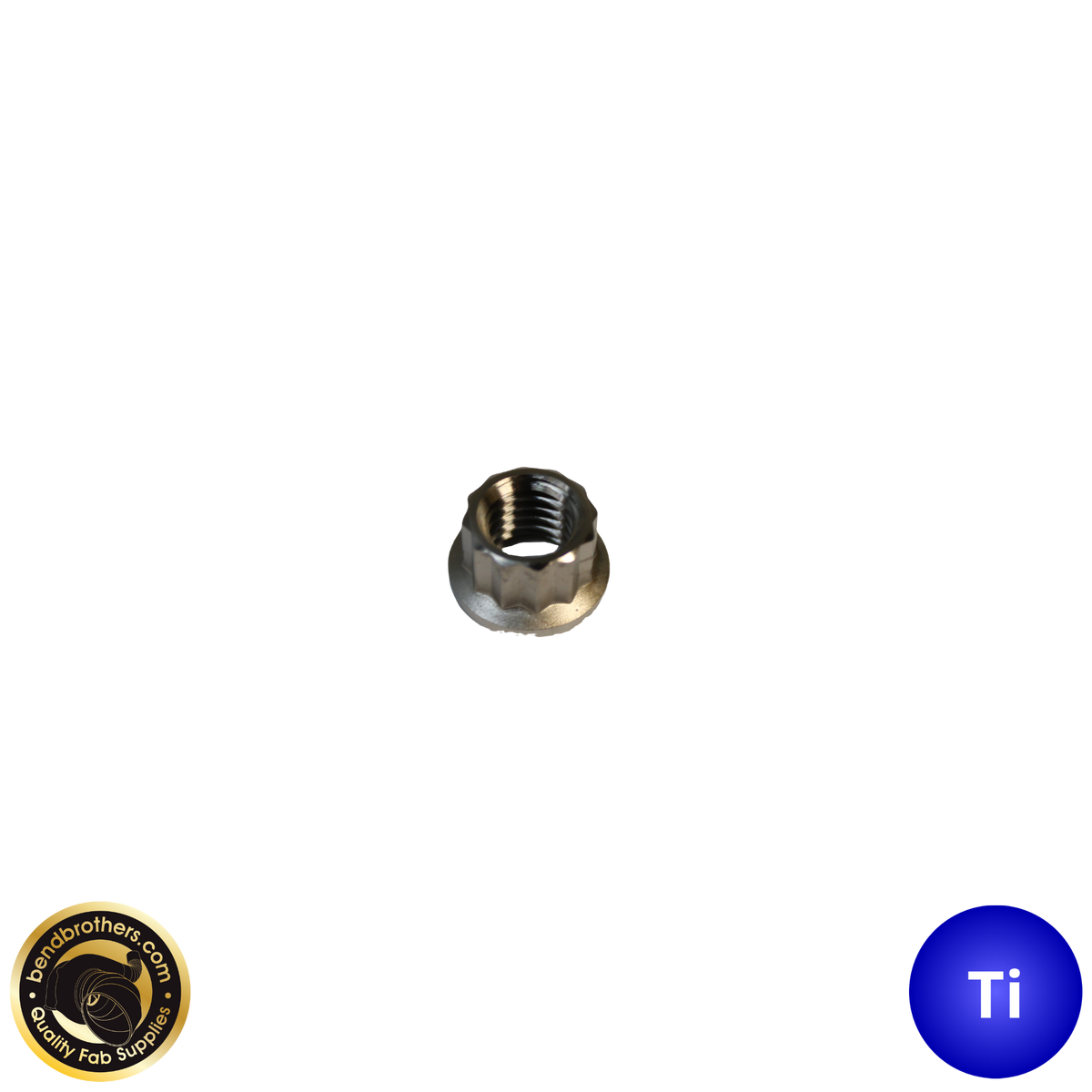 Titanium Flanged 12 Point Nut M8x1.25 – Bend Brothers